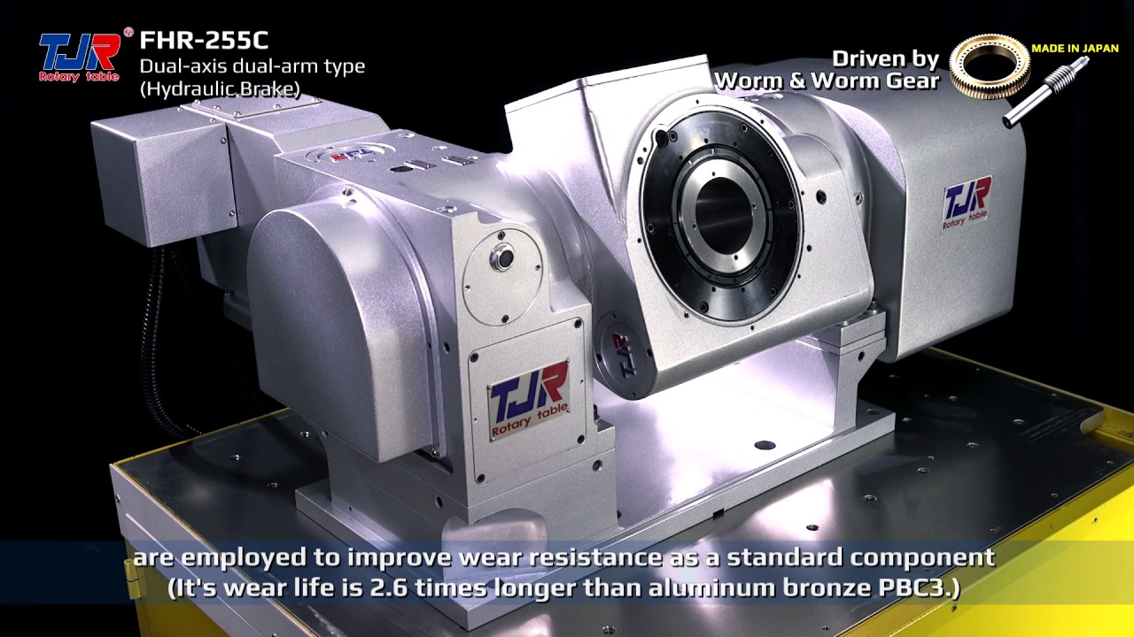 TJR FHR Cradle Type Tilt Rotary Tables | Standard Tilt Dual Arm Type TJR FHR Cradle Type Tilt Rotary Tables | Standard Tilt Dual Arm Type